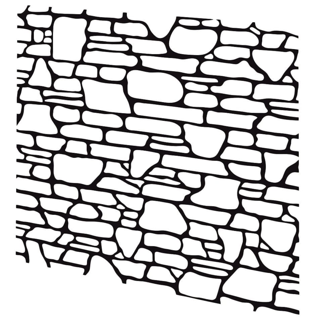 Small Stone Masonry Stencil (horizontal and Vertical) – DXF Drawing - Etsy