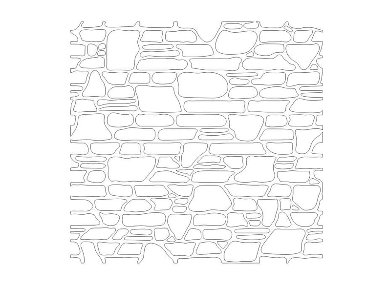 Small Stone Masonry Stencil (horizontal and Vertical) – DXF Drawing - Etsy