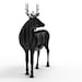 Brazier in the Form of an Animal deer Drawing for a Laser Machine DXF ...