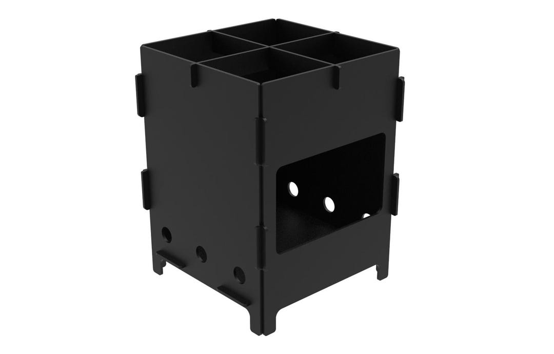 Mini Collapsible Camping Stove DXF Drawing: Laser Cut Design - Etsy