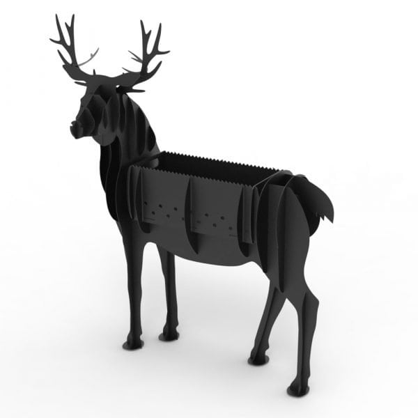 Brazier in the Form of an Animal - "deer" Drawing for a Laser Machine ...