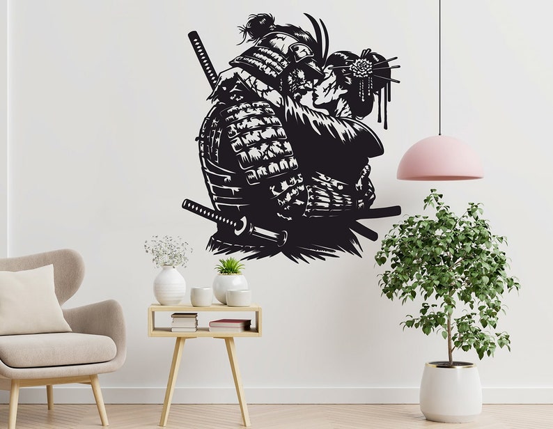 Samurai and Geisha - Panel Drawing for Laser CNC Machine. Digital File ...