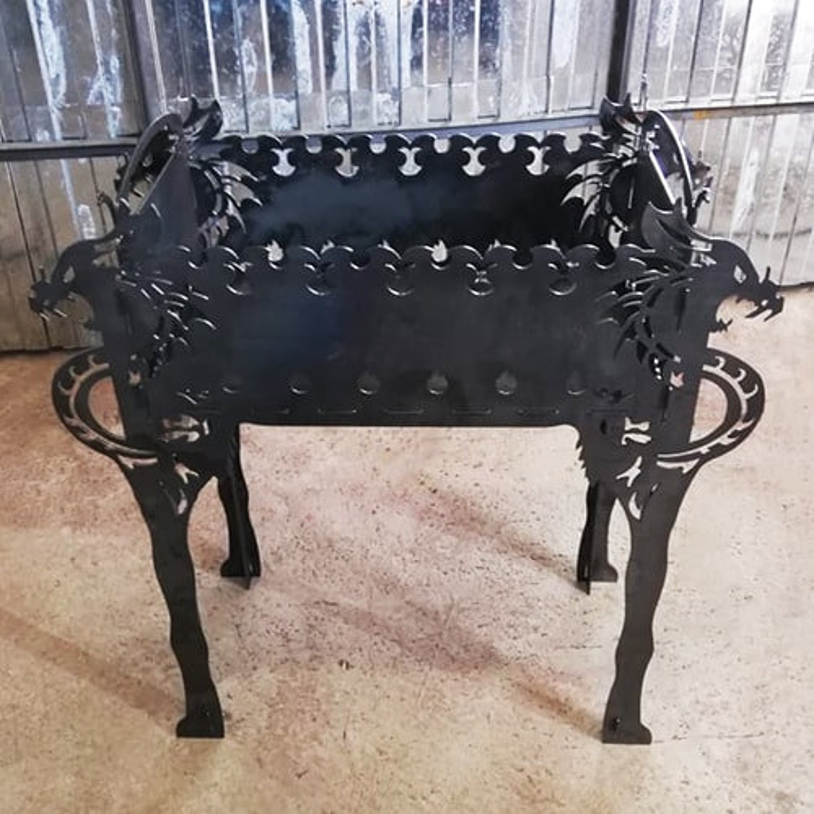 Brazier “dragon” Drawing for Laser and Plasma Cutter in DXF - Etsy