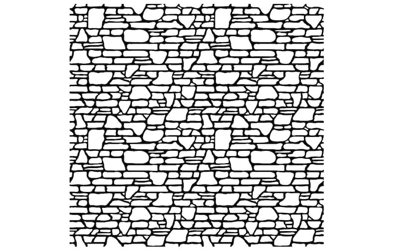 Small Stone Masonry Stencil (horizontal and Vertical) – DXF Drawing - Etsy