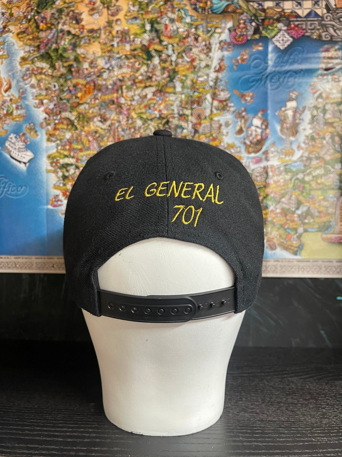 JGL Joaquin Guzman Loera Gorra Snapback Black Flat Bill Cap - Etsy