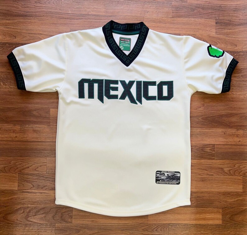 Mexico Baseball White Jersey Aztecas 2023 Casaca De Mexico - Etsy
