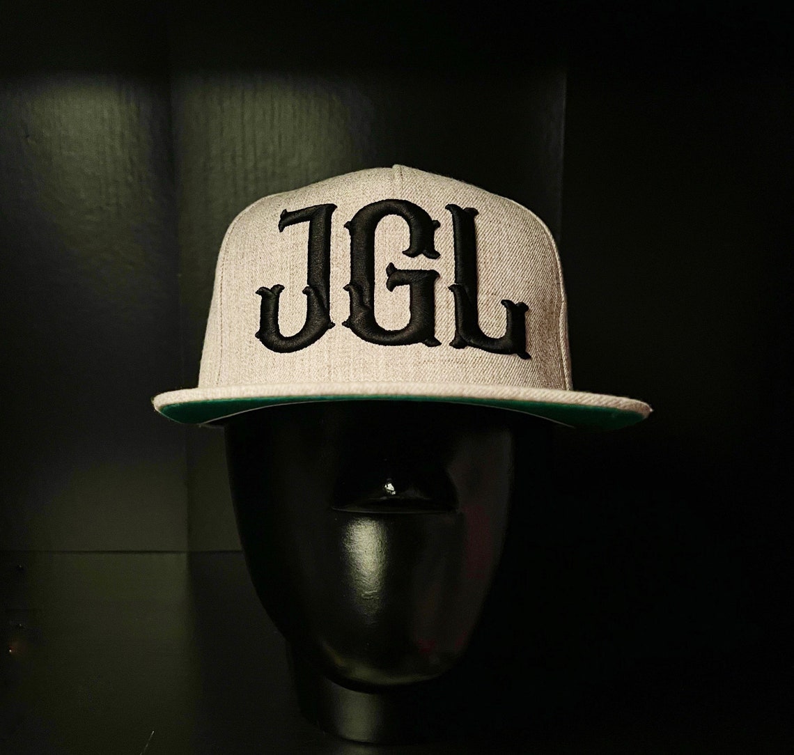 JGL Joaquin Guzman Loera Gorra Snapback Black Flat Bill Cap - Etsy