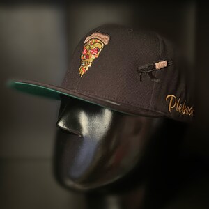 La Chapizza JGL Gorra Snapback Black Flat Bill Cap Markitos Toys Mexico ...