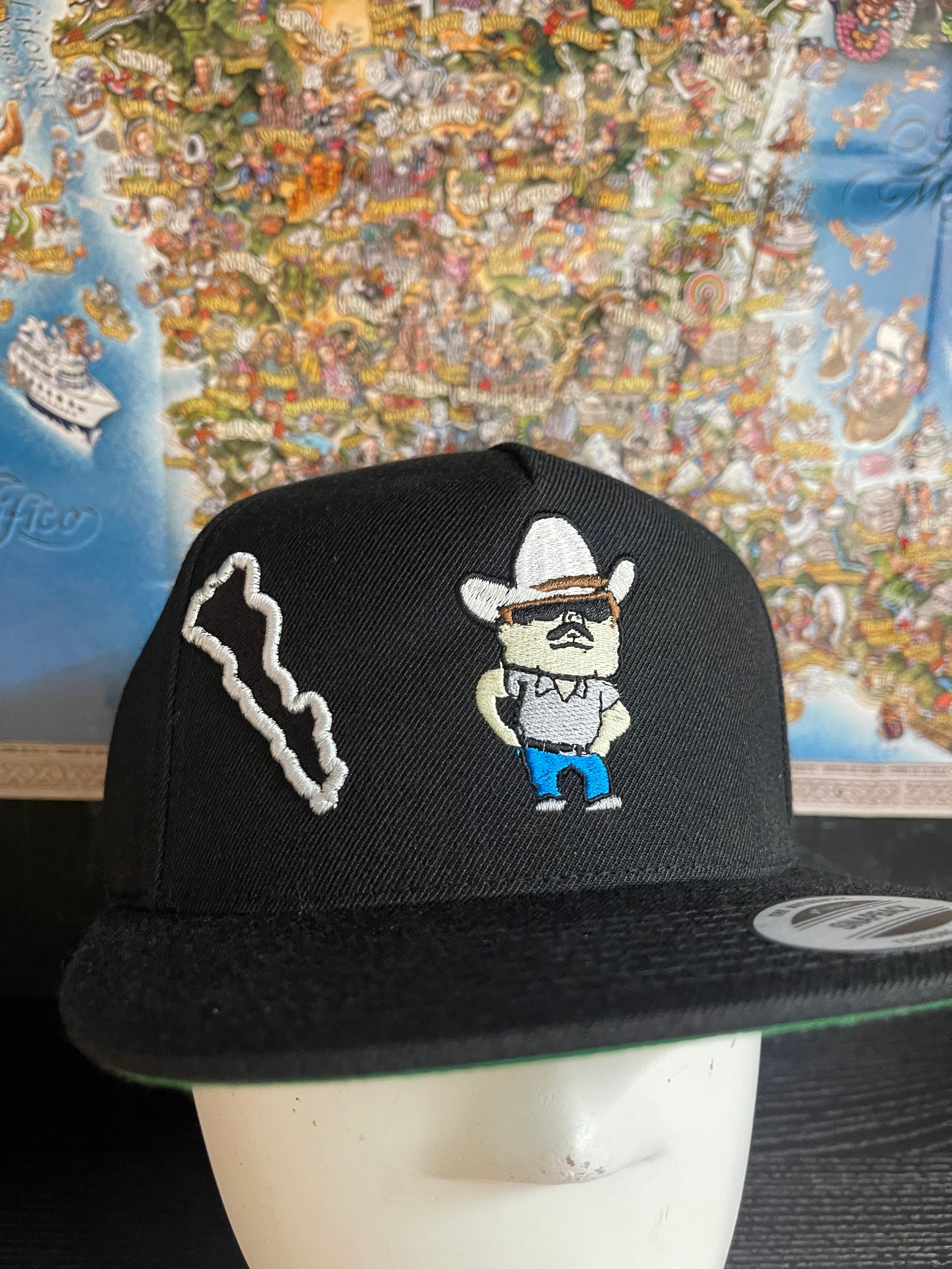 Mi Tío Mayo Sinaloa Gorra Snapback JGL El Ratón Black Flat - Etsy