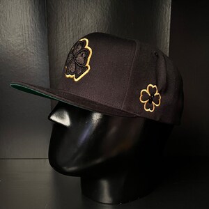 Gorra Trebol, Clover Snapback Hat, Trébol Negra, Mexico Snapback Black ...