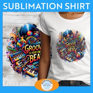 Groove to the Beat Musicians PNG Bundle for Sublimation Designs for ...