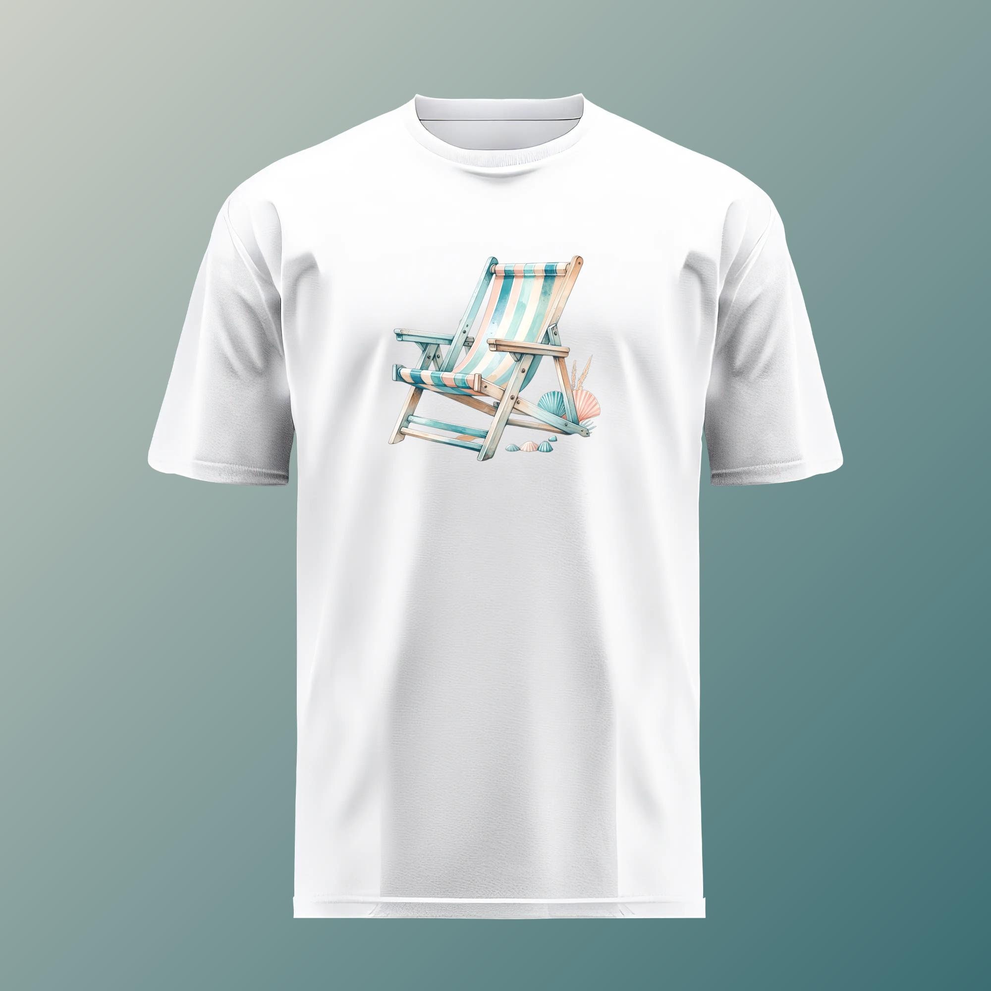 Summer Beach Watercolor Clipart Set, Beach Vacation Clip Art, Boho ...