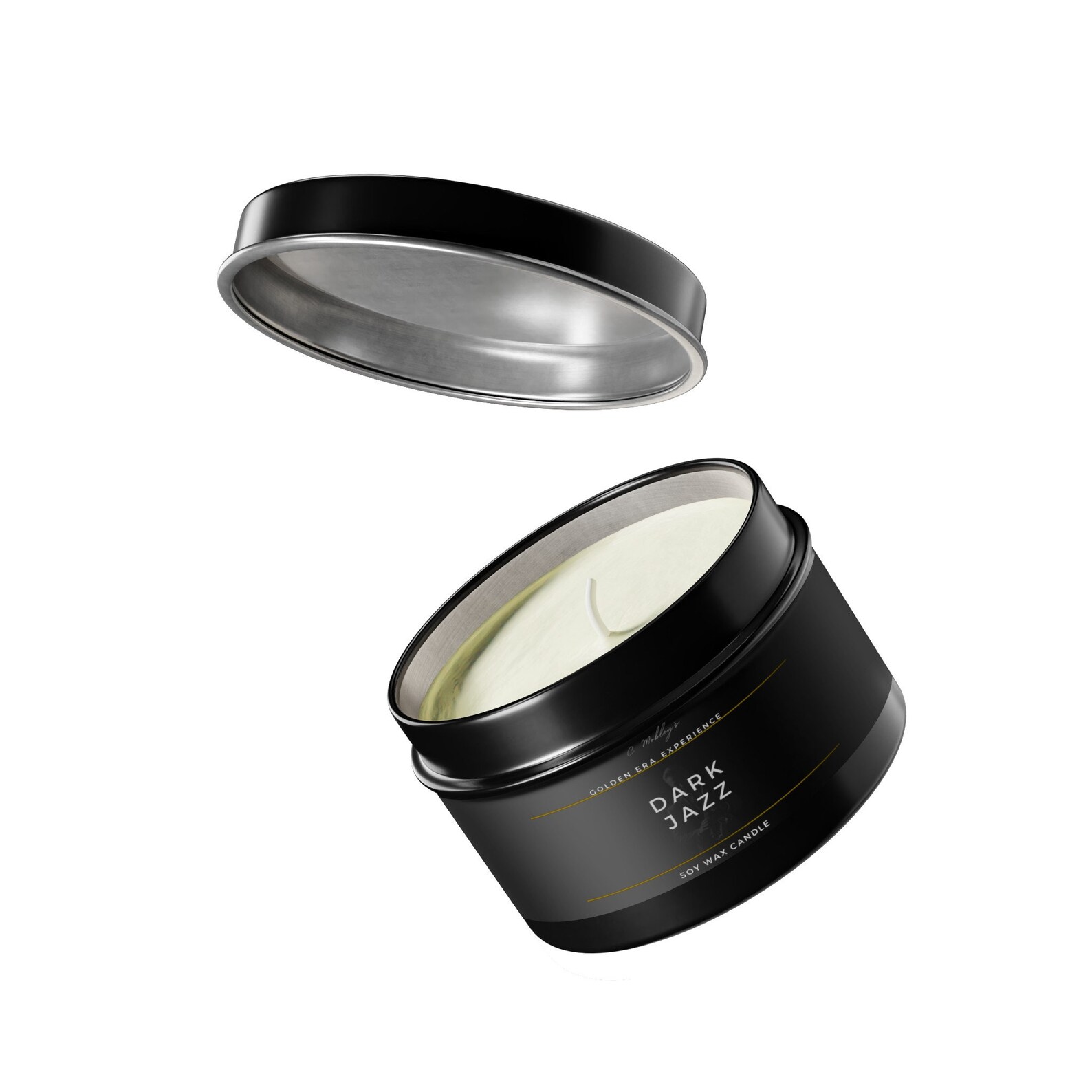 Dark Jazz: A Sensory Escape | Hand-poured Soy Candle 4 Oz (appeals to ...