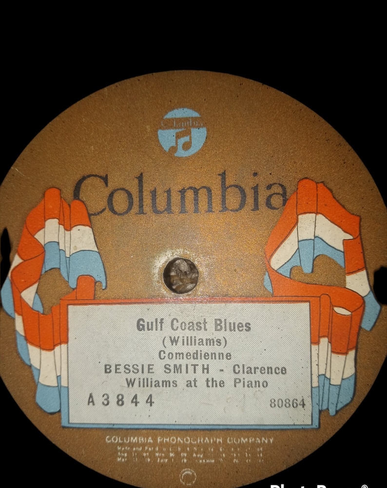 Bessie Smith 78 RPM 10" 'shellac' Vinyl - Down Hearted Blues and Gulf ...