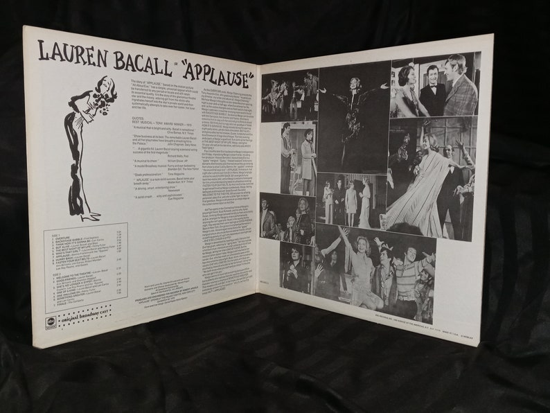 Lauren Bacall Applause Original Cast Album Genre Musical Stage Screen ...