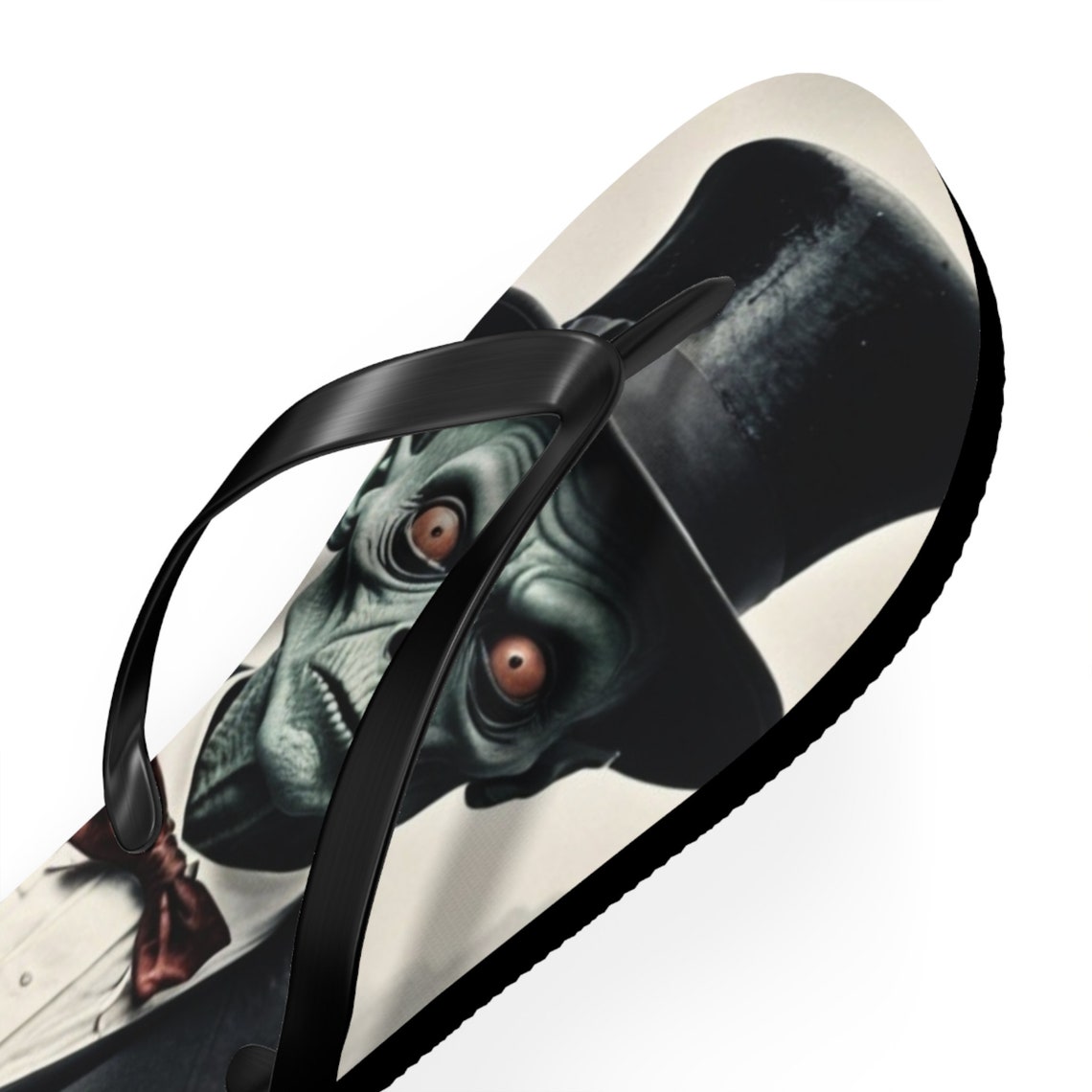Gothic Alien Flip Flops Sci-fi Fantasy Flip Flops Alien in Top Hat ...