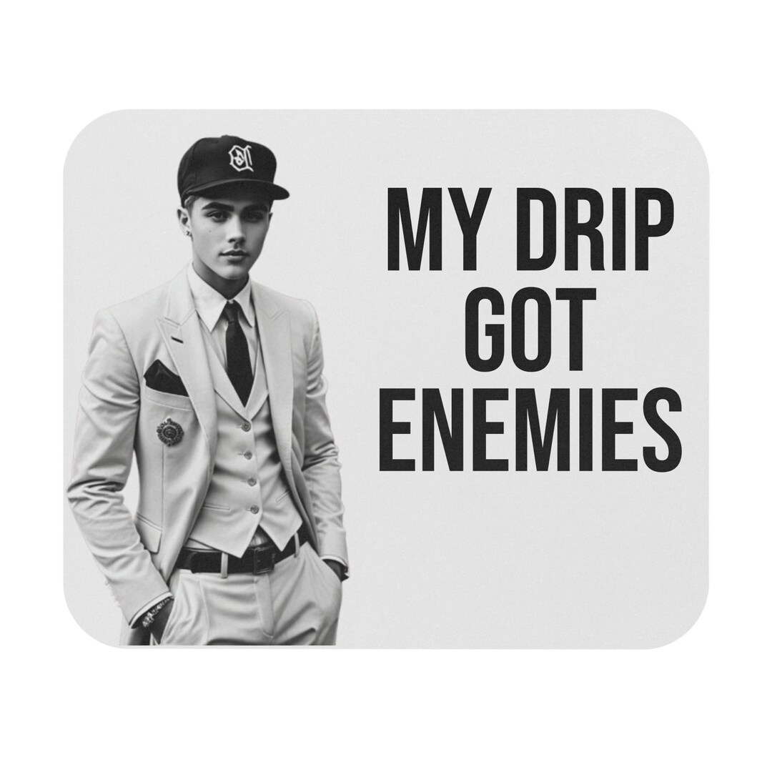 Vintage Swag Graphic Design Mouse Pad, Retro Computer Desk Accessory ...