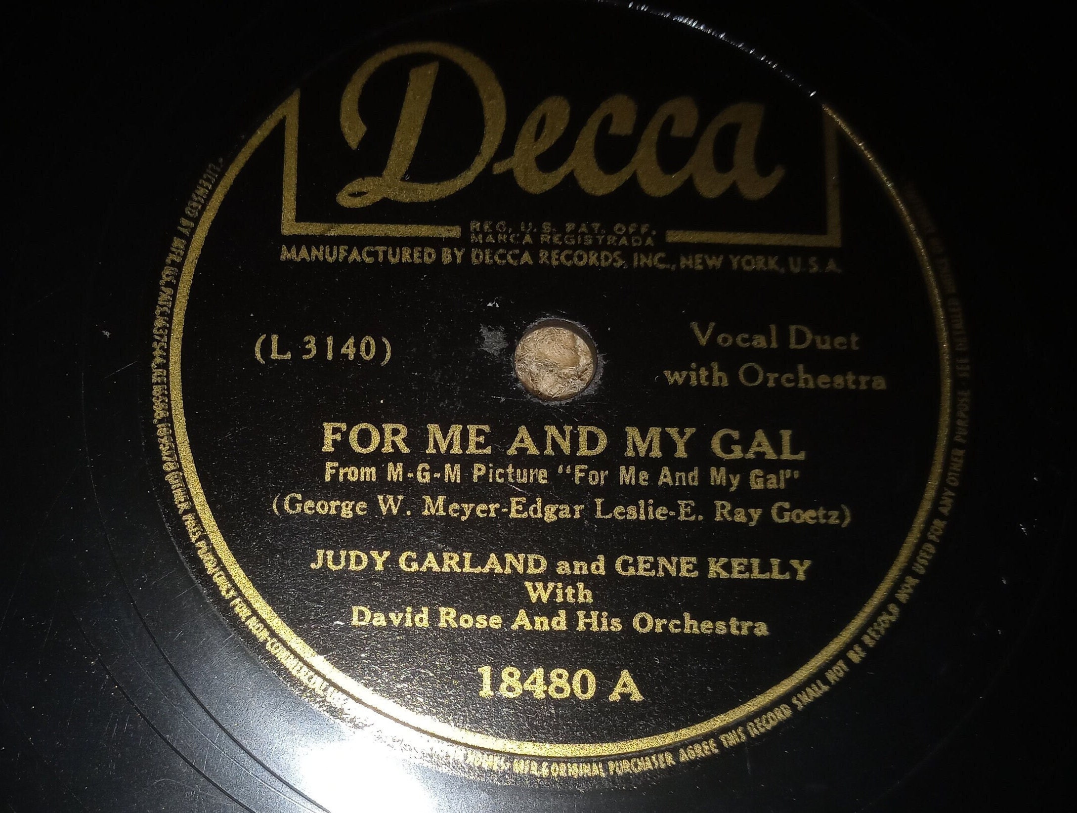 Judy Garland And Gene Kelly For Me And My Gal