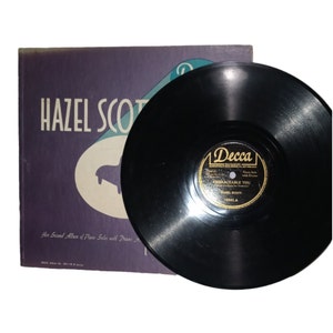 Rare Hazel Scott - Her Second Album of Piano Solos With Drums ...