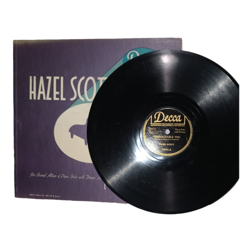 Rare Hazel Scott - Her Second Album of Piano Solos With Drums ...