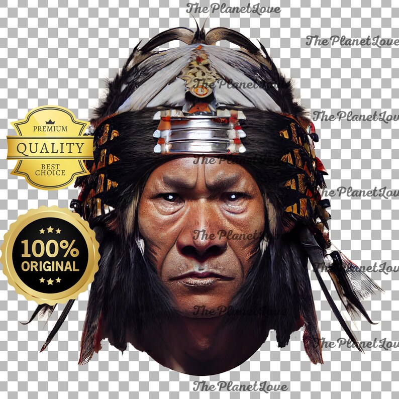 Native Americans Sublimation Png Set of 4 Warrior Designs - Etsy UK