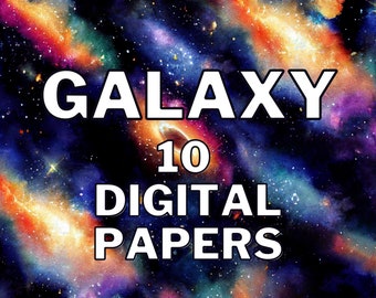 Galaxy Seamless Digital Paper Stardust Background - Etsy