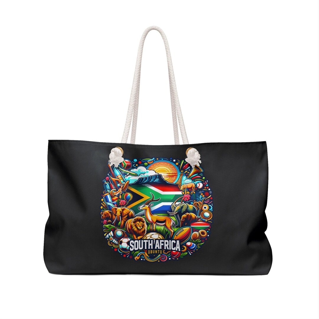 South Africa Ubuntu Large Tote Bag Dark Hand Bag Shoulder Purse - Etsy
