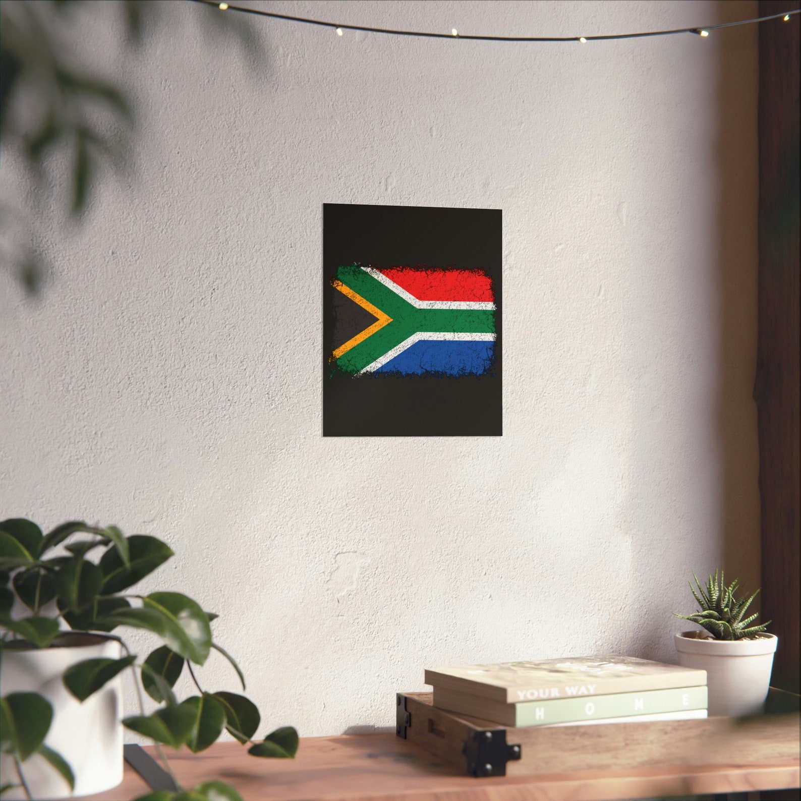 South Africa Flag Poster Wall Art Poster Decor South African Pride - Etsy