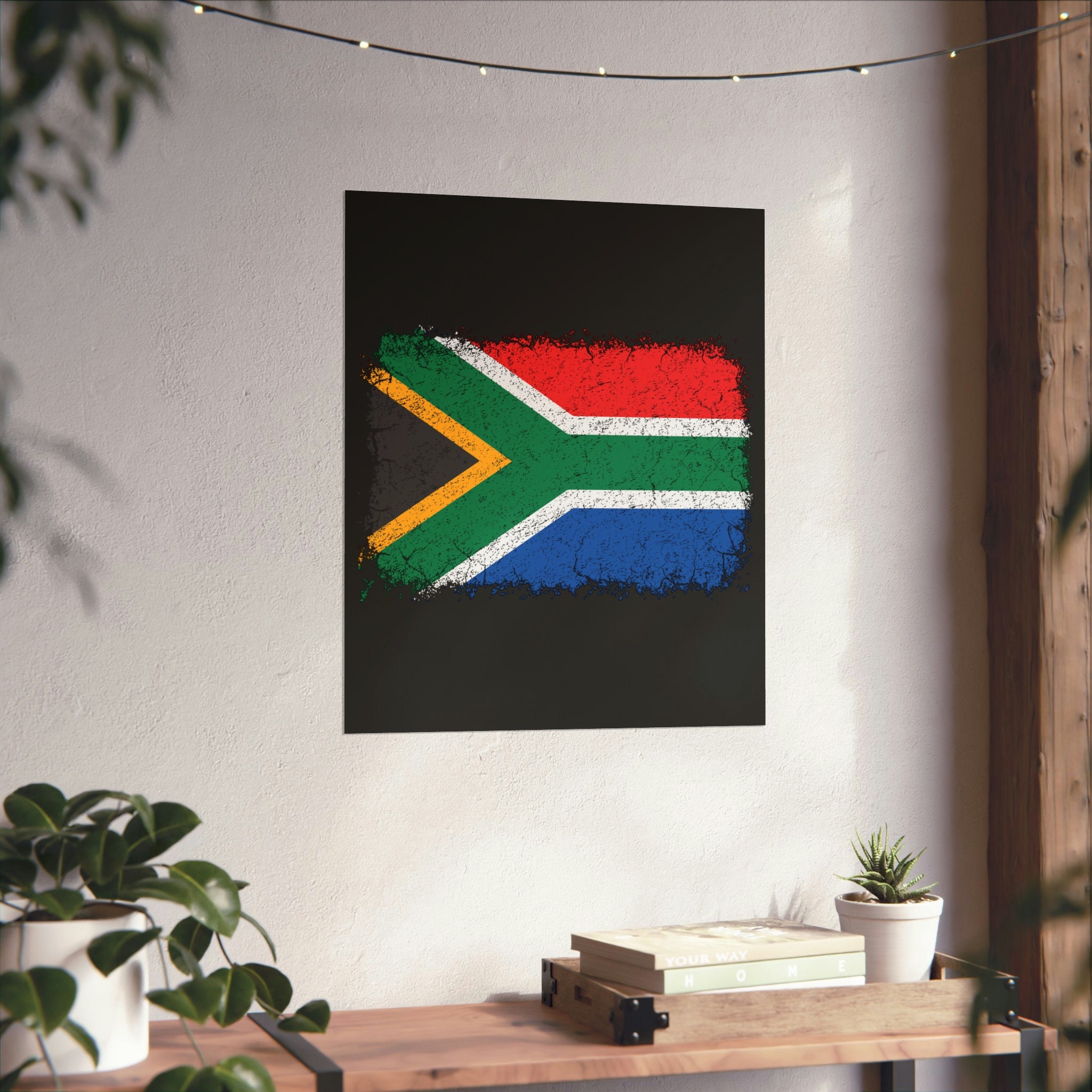 South Africa Flag Poster Wall Art Poster Decor South African Pride - Etsy