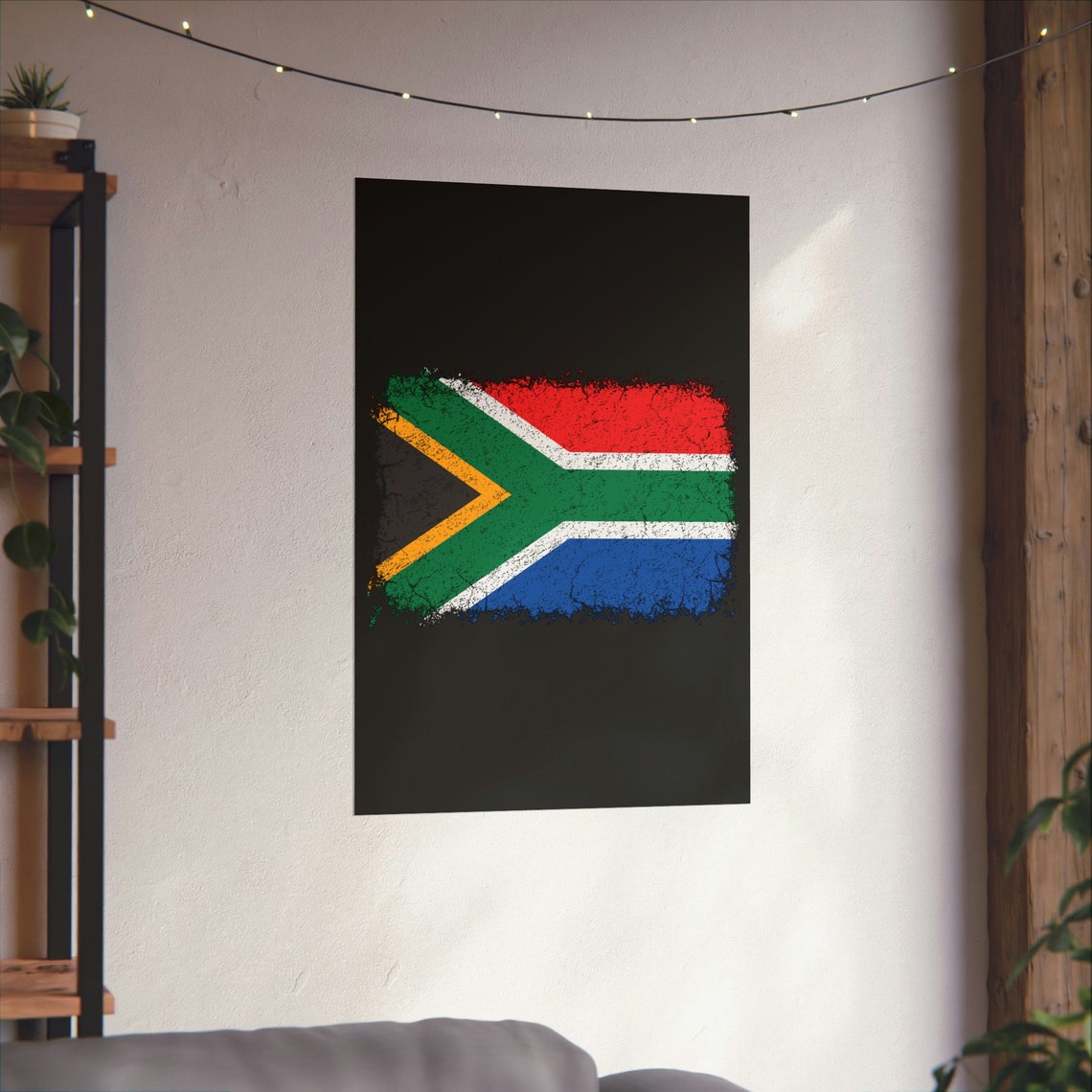 South Africa Flag Poster Wall Art Poster Decor South African Pride - Etsy