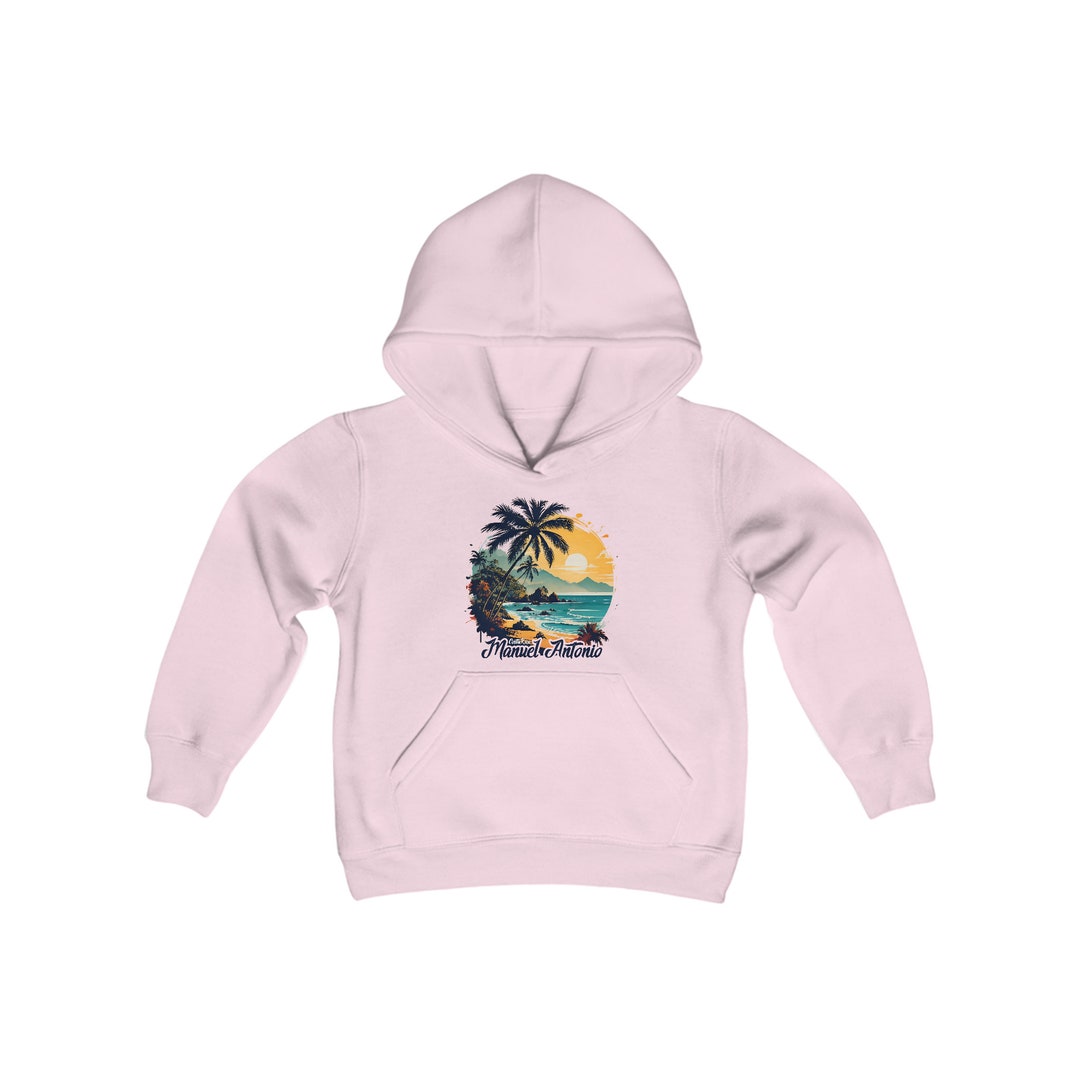 Manuel Antonio Beach Park Costa Rica Hand-pocket Hoodie for Kids ...