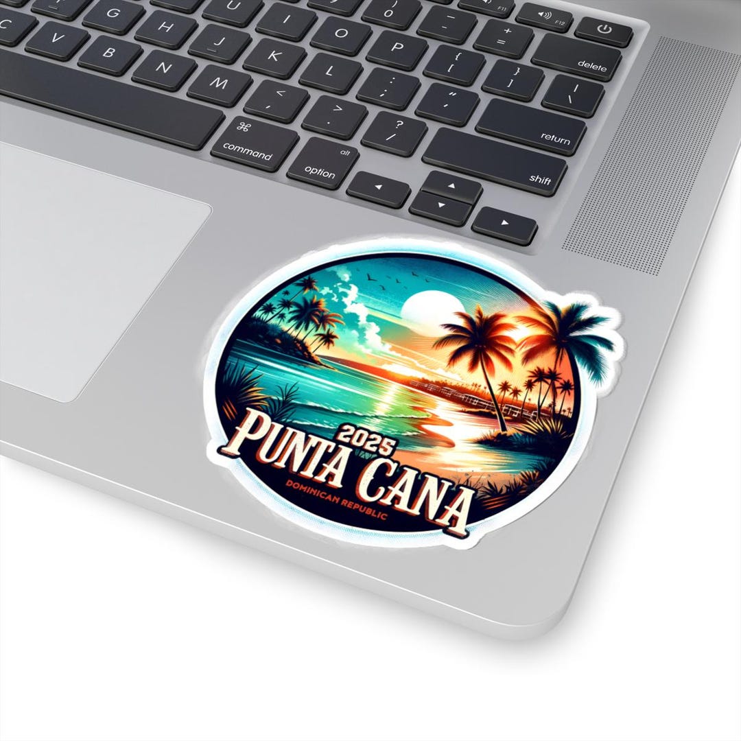 Punta Cana Dominican Republic Stickers ( Kiss-cut ) Dark - Etsy