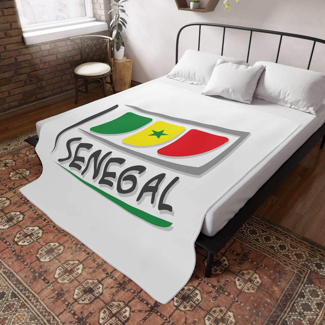 Senegal Africa Plush Fleece Blanket Light - Etsy