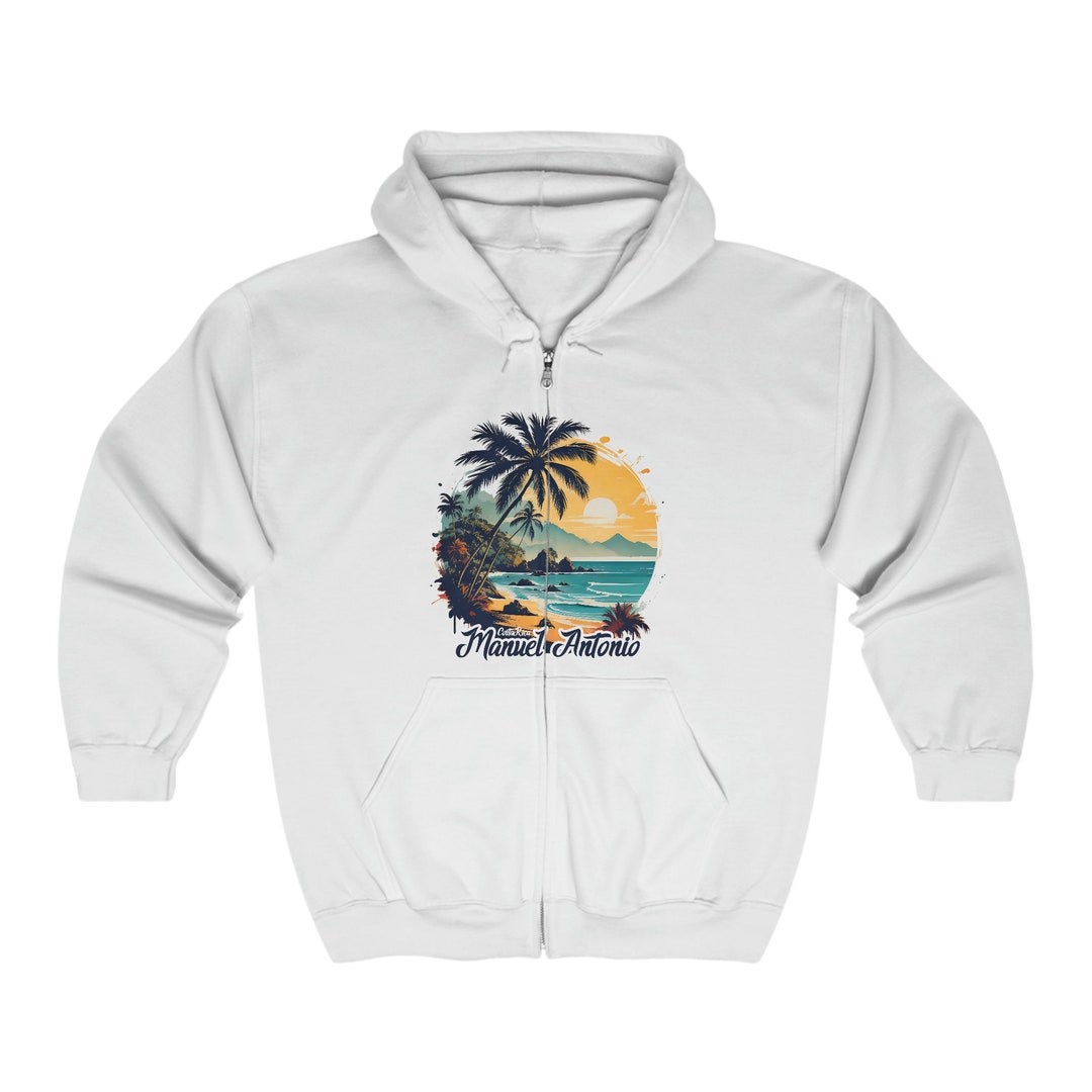 Manuel Antonio Beach Park Costa Rica Mens Hoodie Sweater Light - Etsy