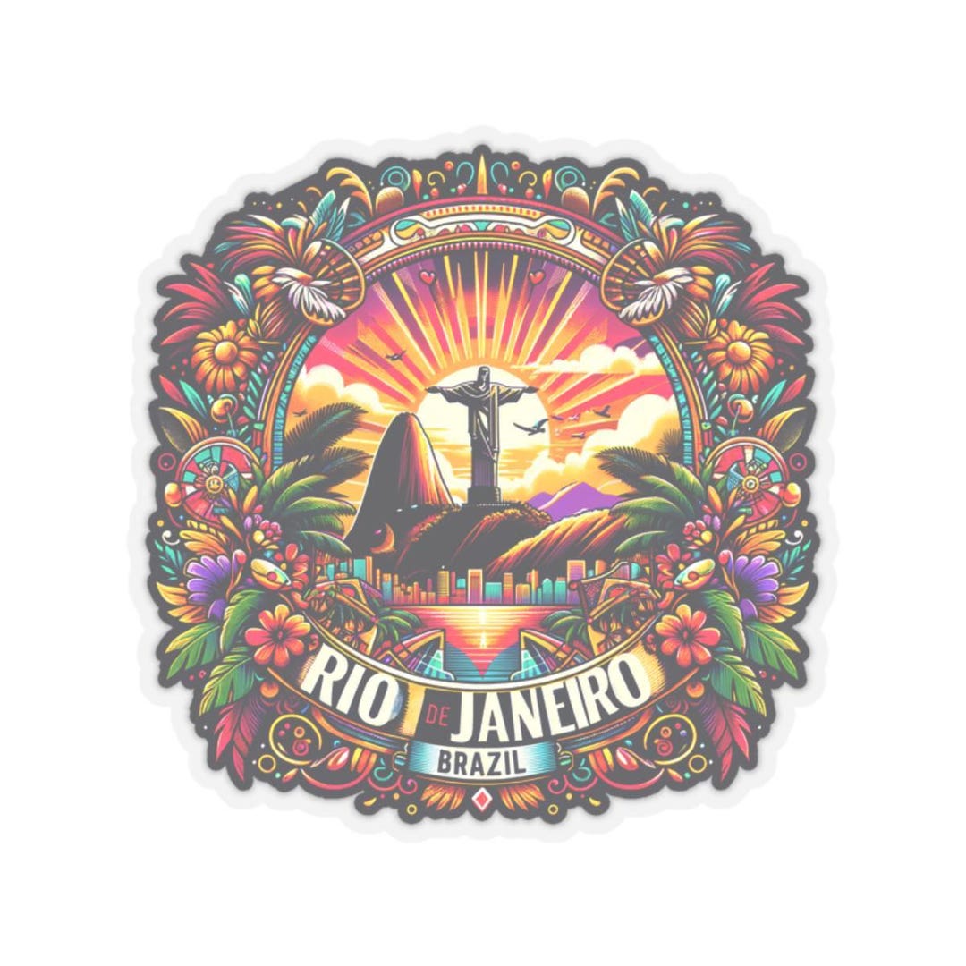 Rio De Janeiro Brazil Stickers ( Kiss-cut ) Dark - Etiqueta Engomada - Etsy