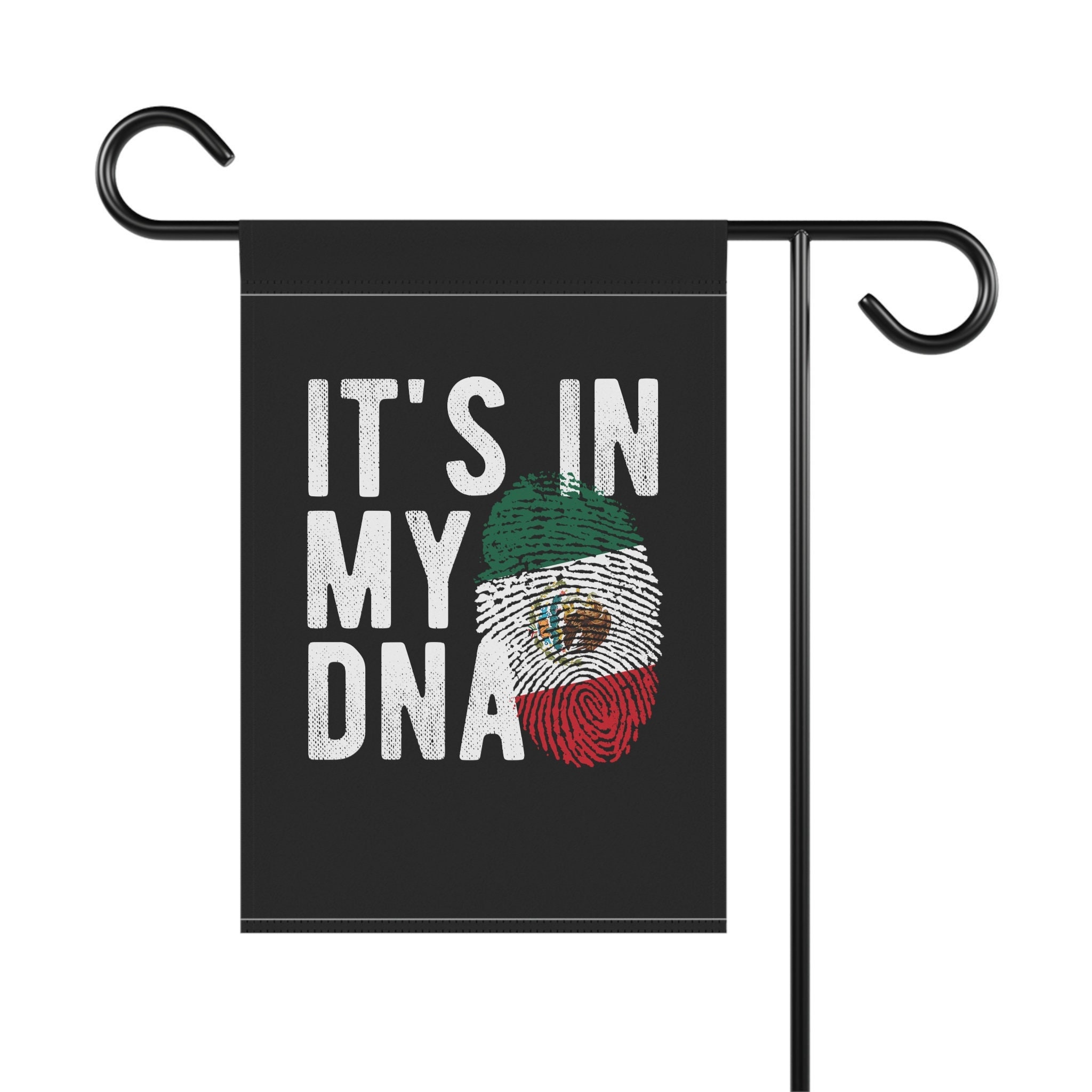Mexico Pride Flag DNA Printed Flags House Garden Banners Dark Mexican ...