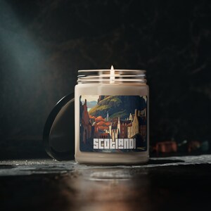 Edinburgh Castle Scotland Scented Candle Soy Wax Candles Candle Gift ...