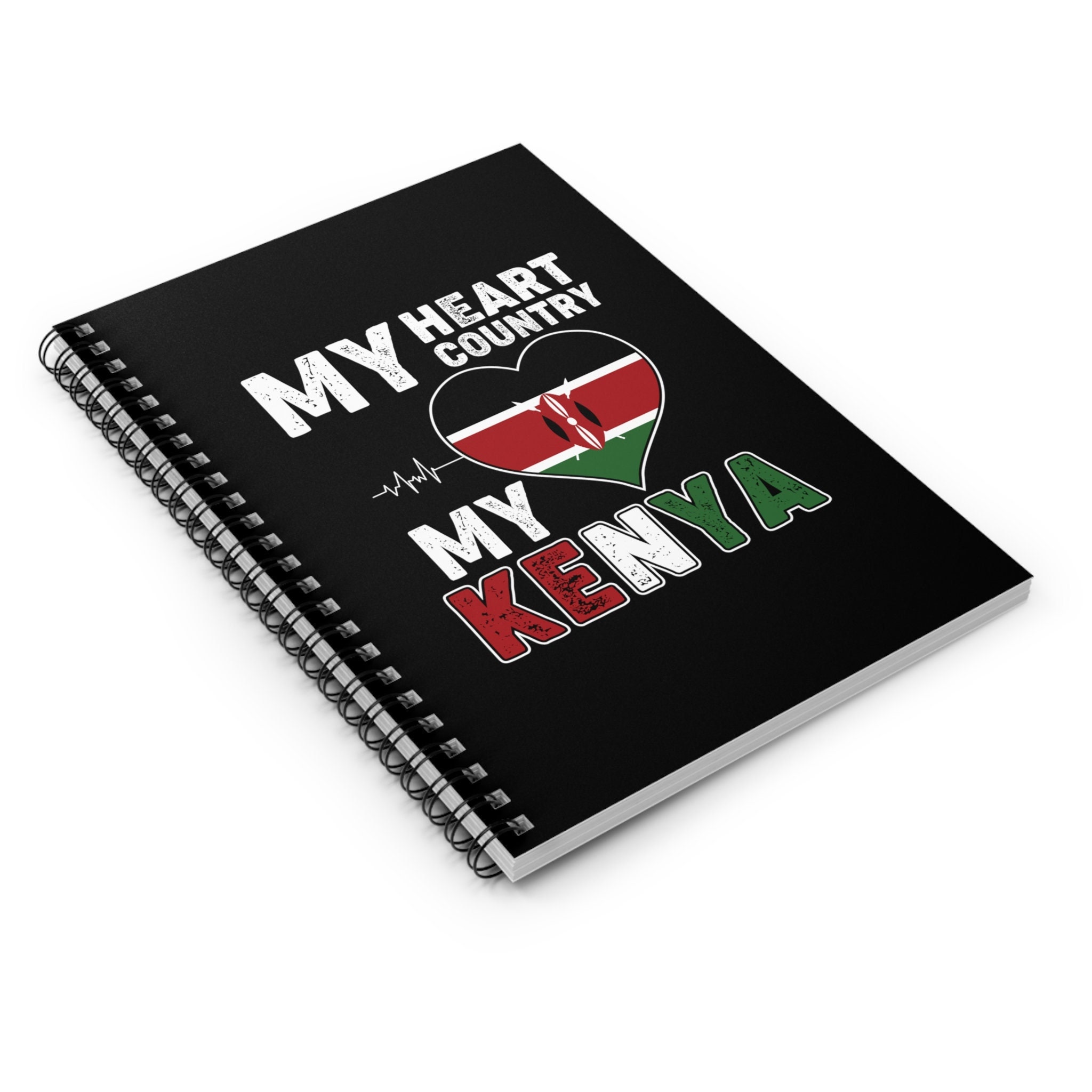 Kenya Spiral Notebook Dark Kenyan Kenya Africa - Etsy