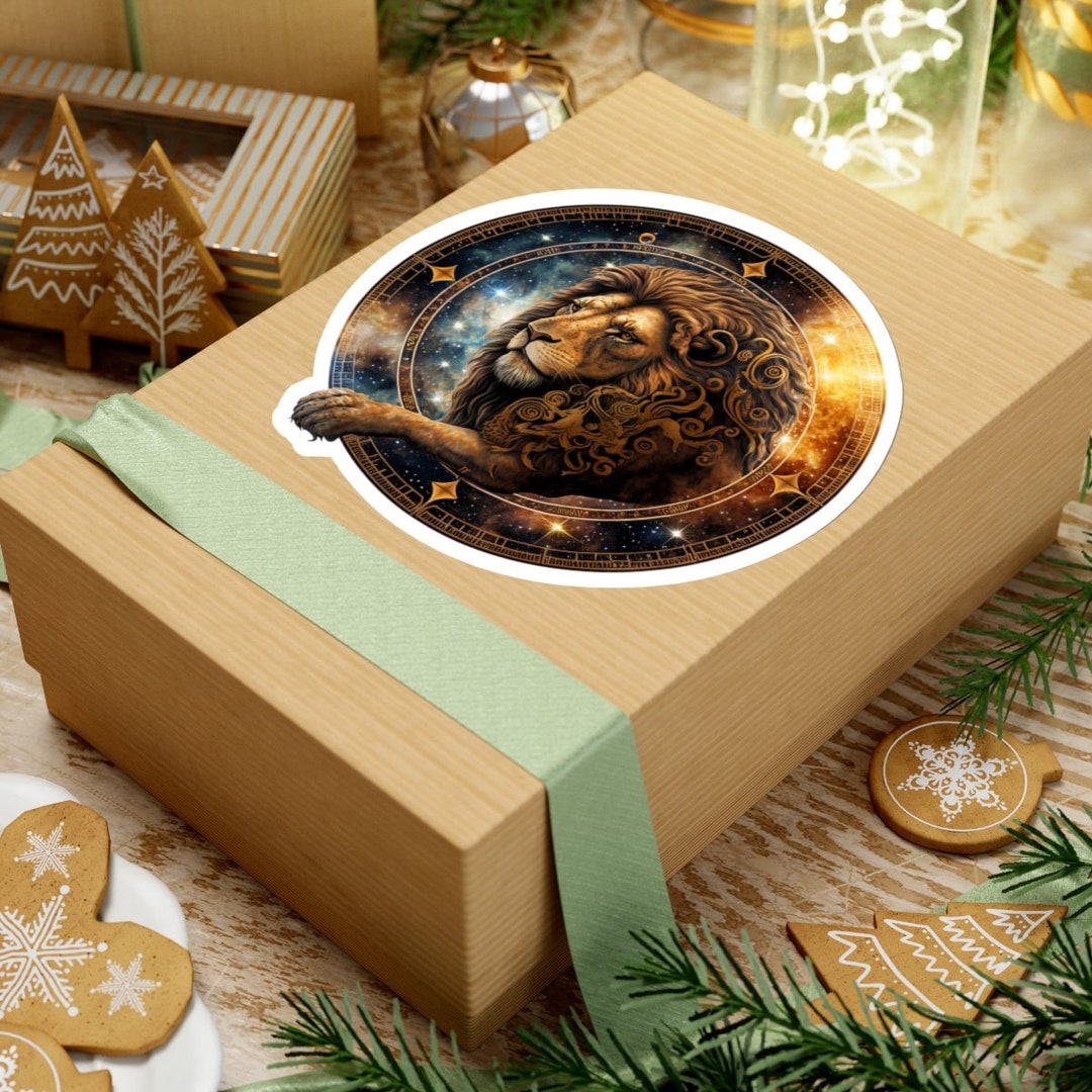 Leo Stickers ( Kiss-cut ) Dark - Signo Del Zodíaco Leo - Leo Zodiac ...