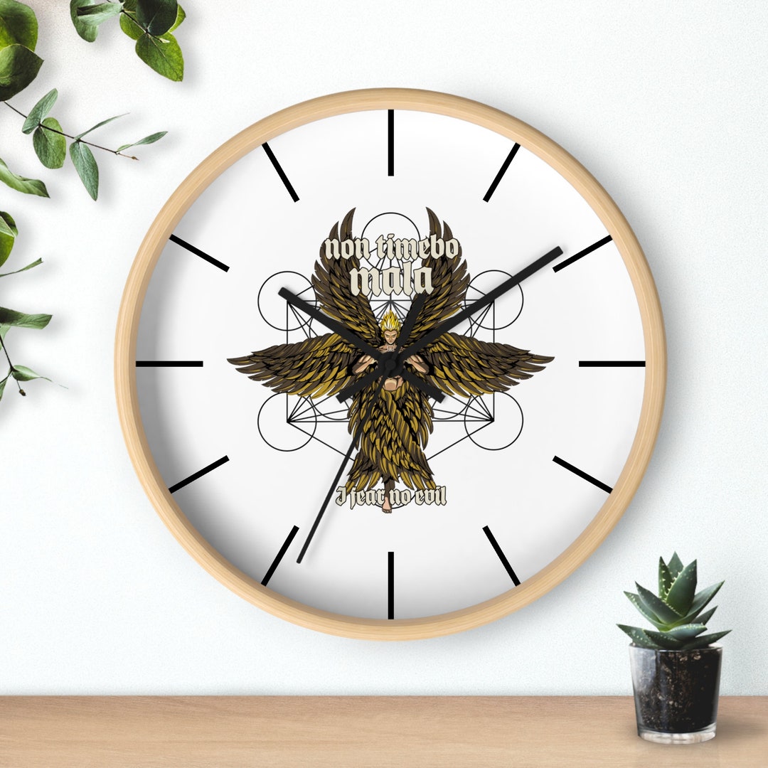 Archangel Metatron Wall Clock Saint Metaron Arcángel - Etsy