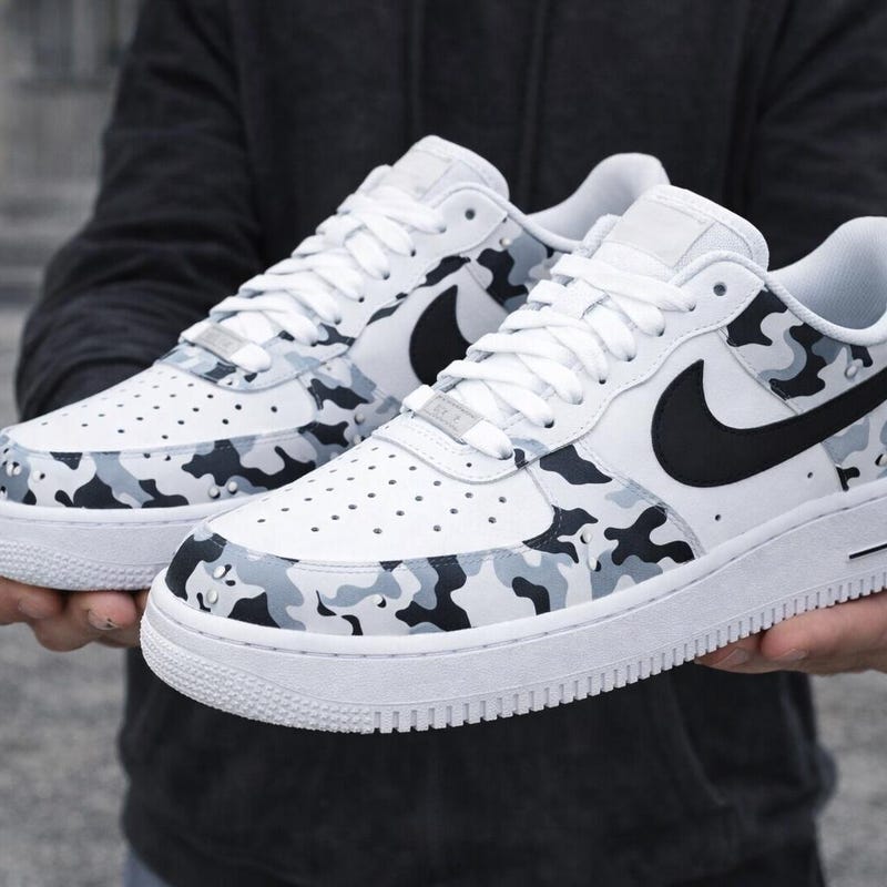 Nike Air Force 1 Camo - Etsy