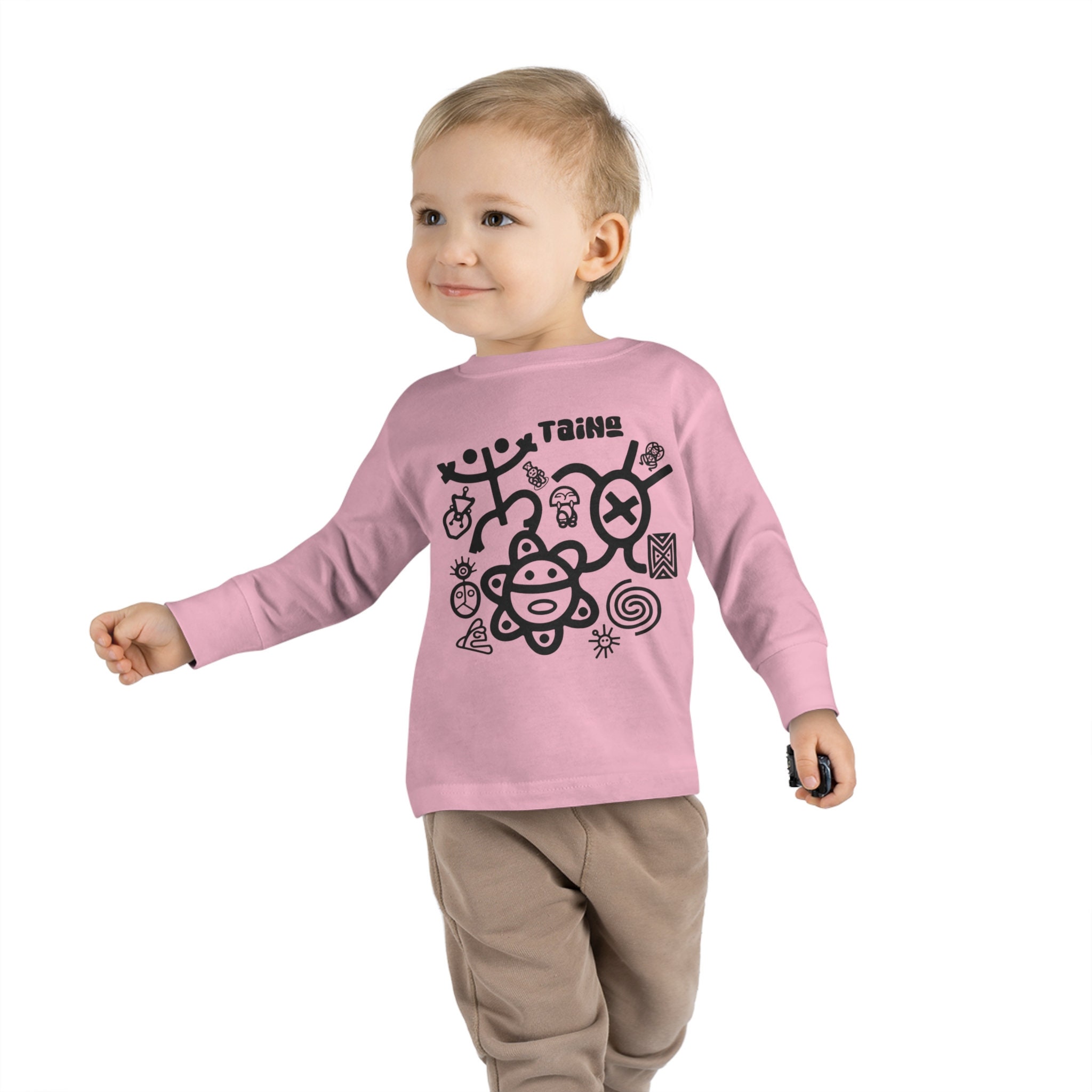 Native Taino Symbols Kids' Long Sleeve Shirt Light - Etsy