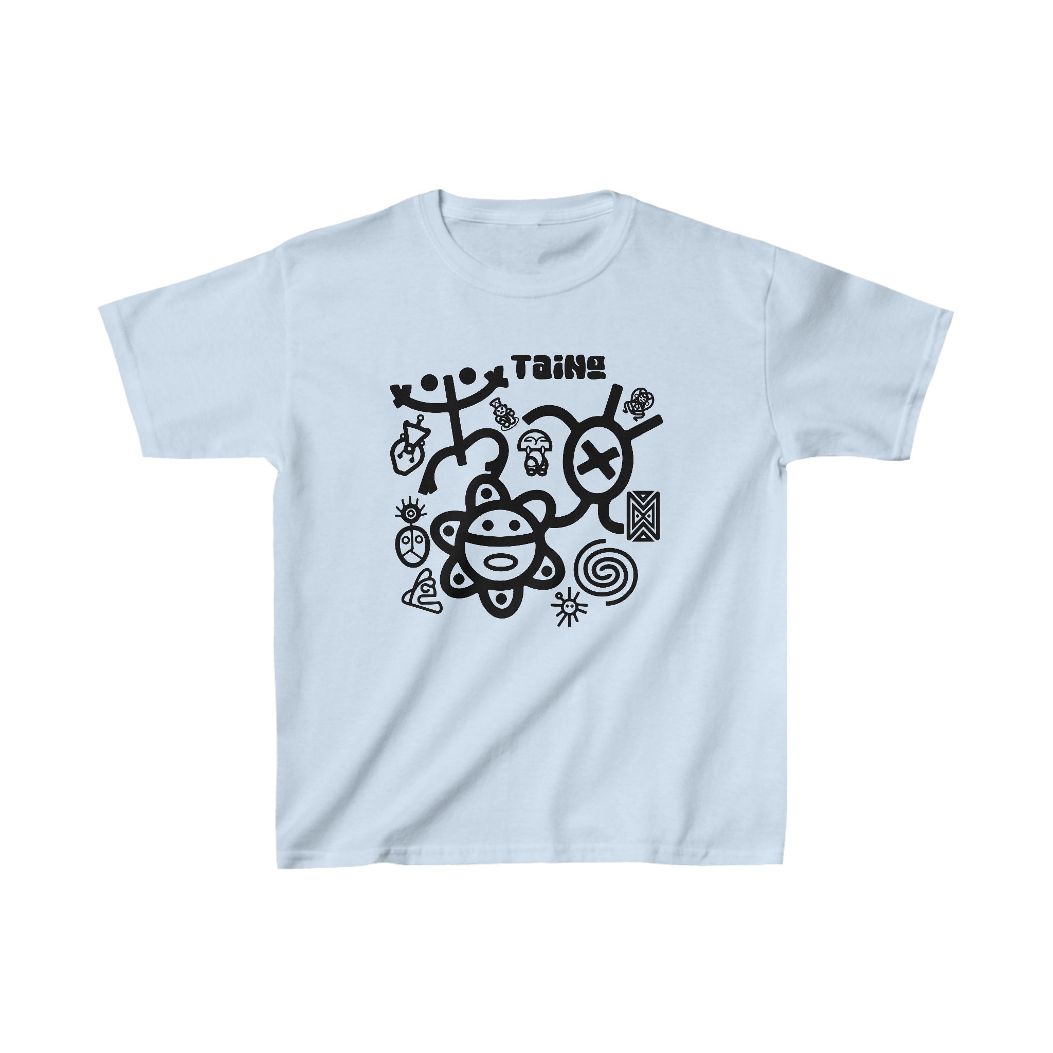 Native Taino Symbols Organic Cotton Kids T-shirt Light - Etsy