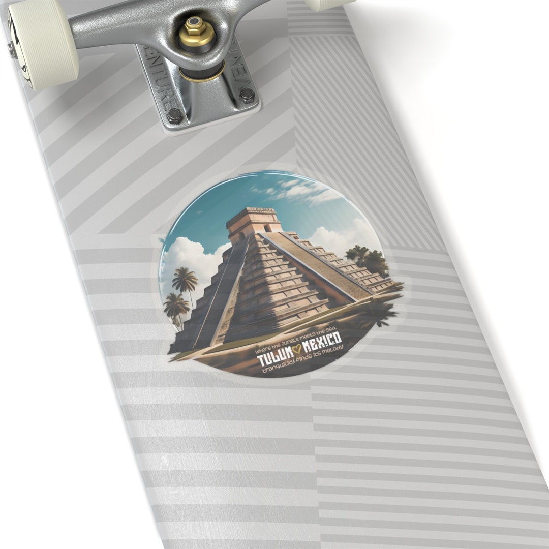 Tulum Mexico Mayan Pyramid Stickers Kiss-cut Light - Etsy