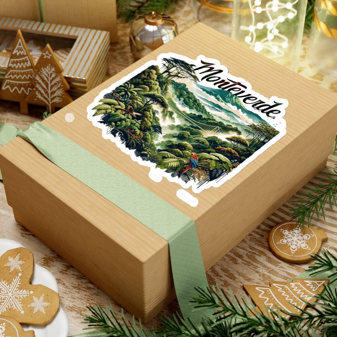 Monteverde Costa Rica Stickers ( Kiss-cut ) Light - Etiqueta Engomada ...