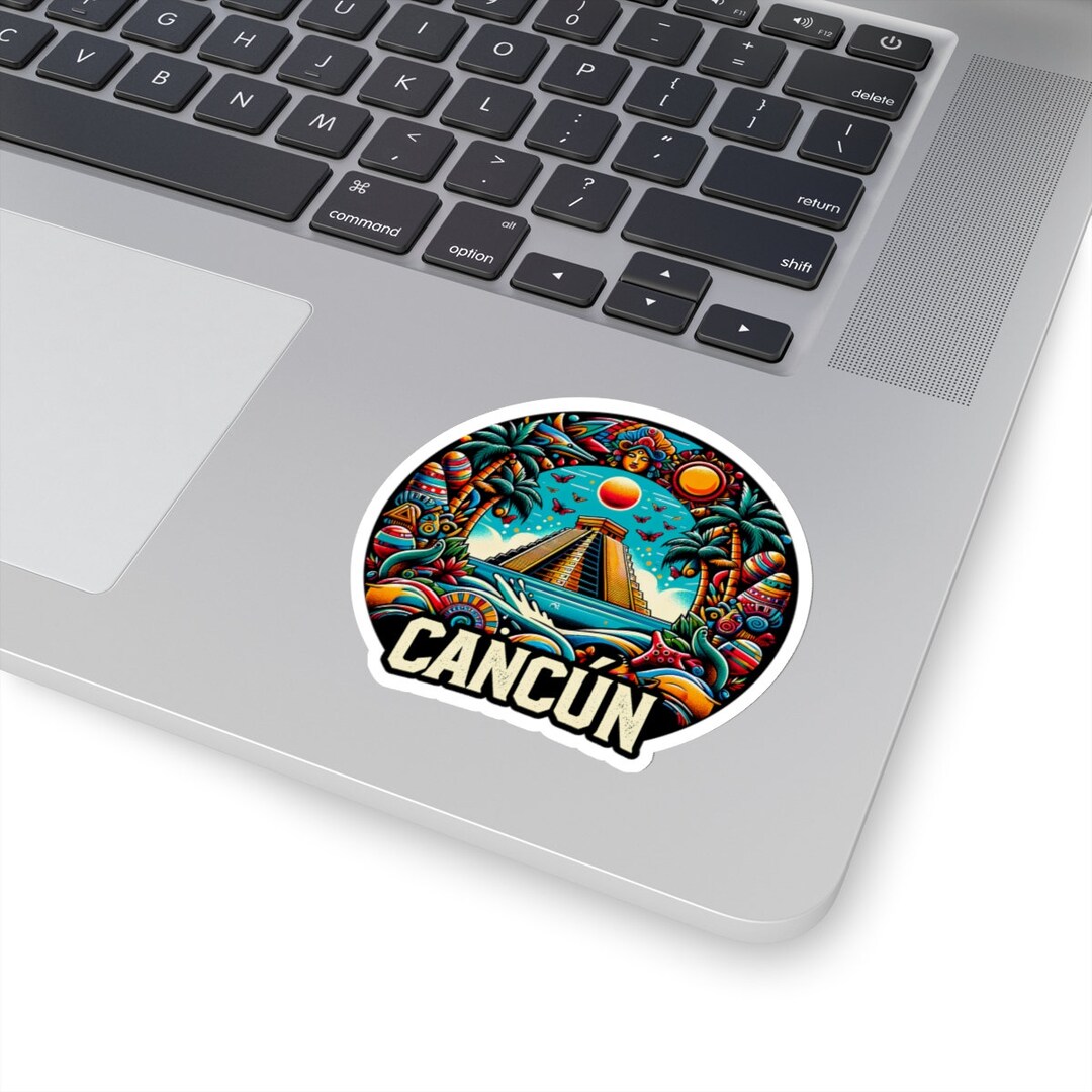 Cancun Mexico Stickers ( Kiss-cut ) Dark - Etiqueta Engomada - Etsy