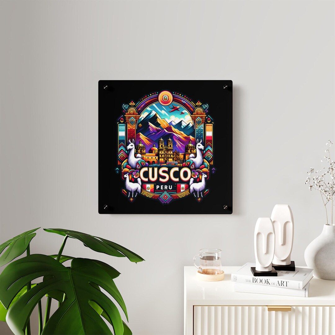 Cusco Peru Acrylic Poster Wall Art Decor Sign Dark - Etsy France