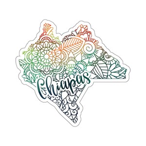 Chiapas Mexico Stickers ( Kiss-cut ) Light - Chiapas Pride - Tuxtla ...