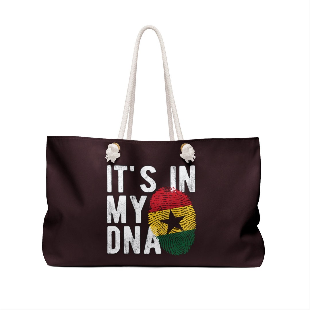 Ghana Large Tote Bag Dark Ghana Africa - Etsy
