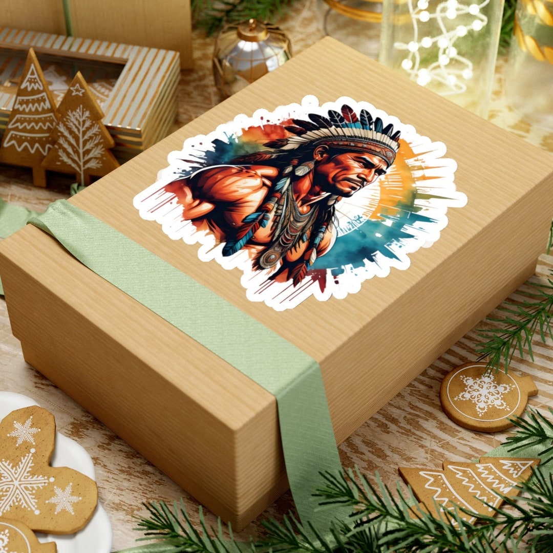 Indigenous Pride Native American Stickers ( Kiss-cut ) Dark - Native ...
